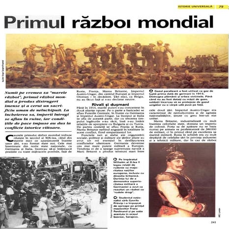 Primul razboi mondial | PDF