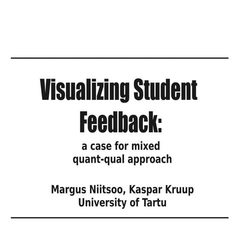 Visualizing Student Feedback | PDF