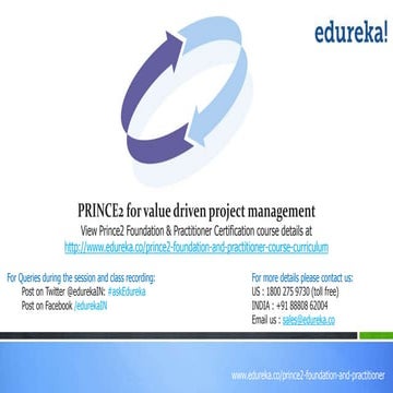 Prince2 for Value Driven Project Management | PPT