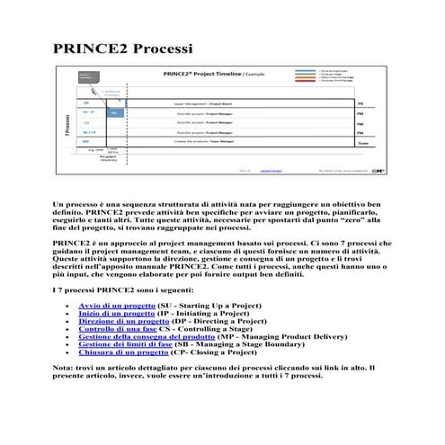 Prince2 processi | PDF