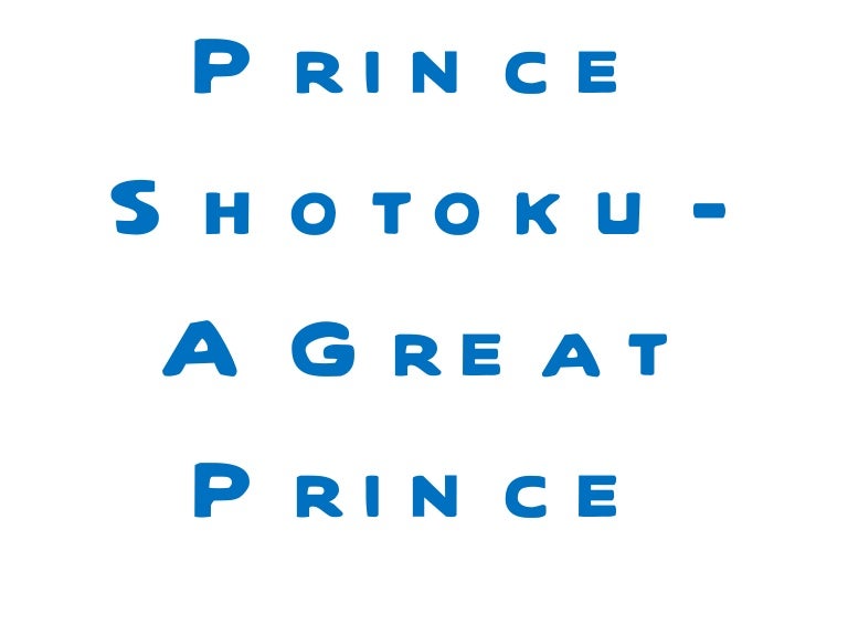 Prince Shotoku