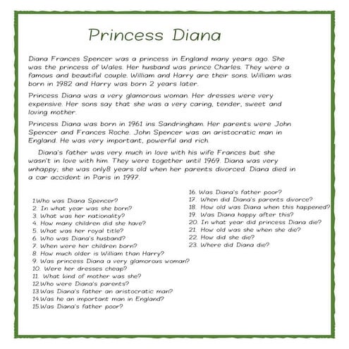 Princess Diana | PDF