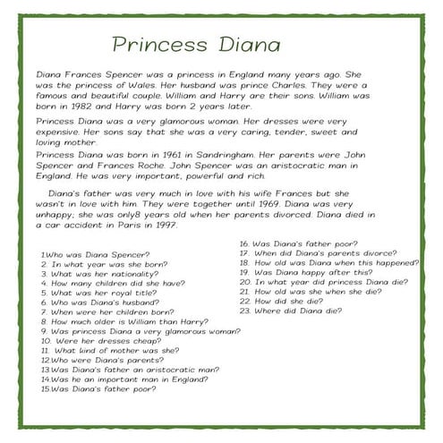 Princess Diana | PDF