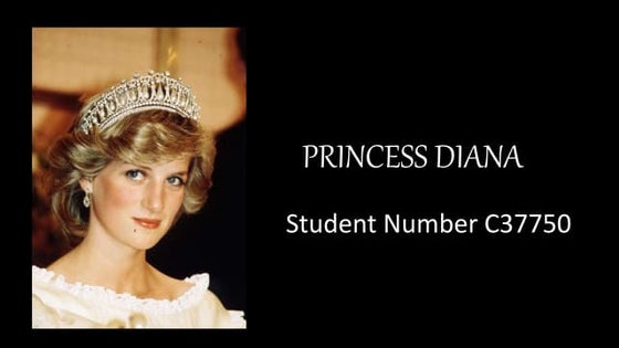 Presentation Of Princess Diana | ODP