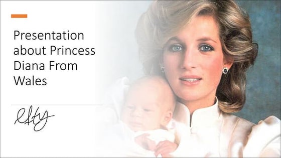 Presentation Of Princess Diana | ODP