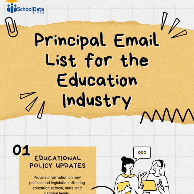 Principal Email List for the Education Industry | PDF