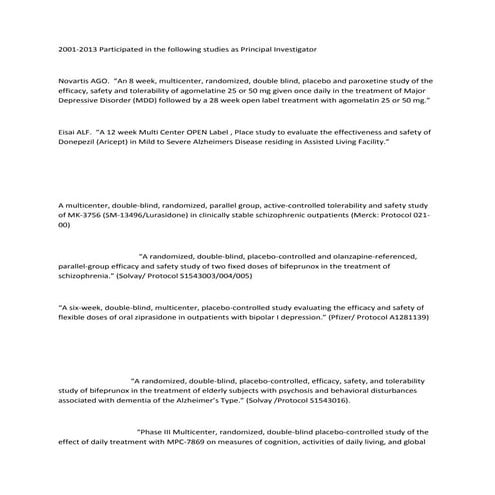 Principal investigator | DOCX