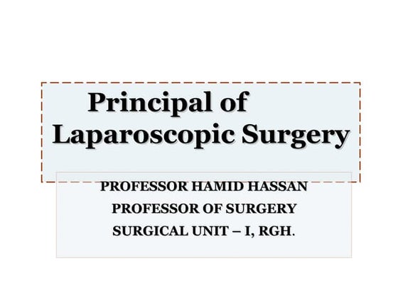 Laparoscopy | PPTX