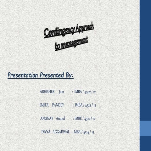 Principal of management | PPT