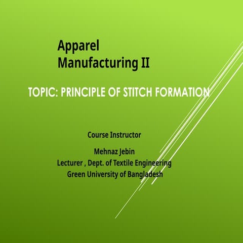 Principal of stitch formation 5.vvvvvvvvvvpptx | PPT