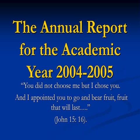 Principals Report 2004-2005 COPY.ppt