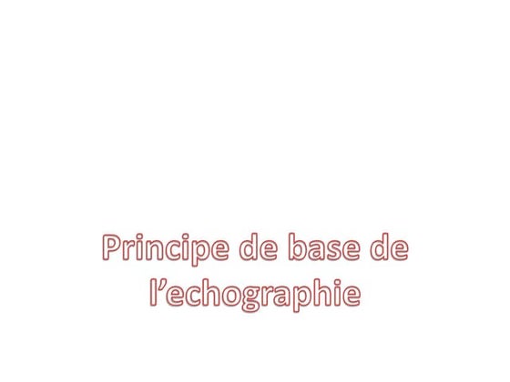 Ecographie | PPT