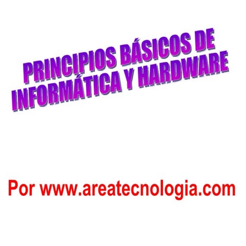 Introduccion INFORMATICA BASICA PARA CONCEPTOS BASICOS | PPT