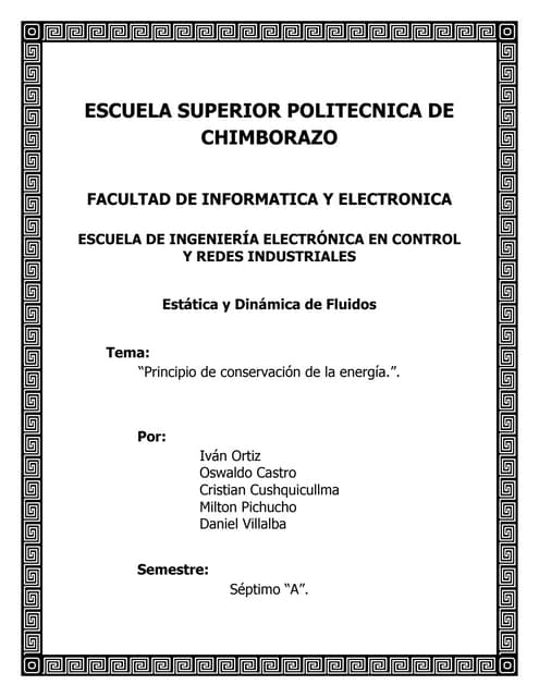 LA ENERGÍA Y SUS TRANSFORMACIONES | PPT