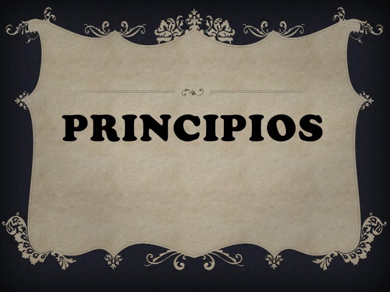Principios