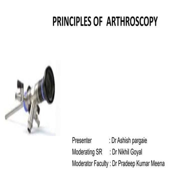 Principles of arthrotomy & arthrocentesis | PPTX