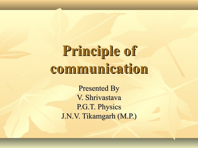 Digital Communication ppt | PPT