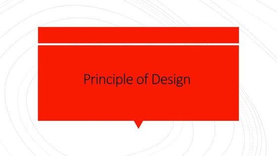 Harmony: Principles of design | PPT