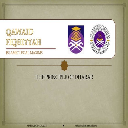 Principle of Dharar | PPTX