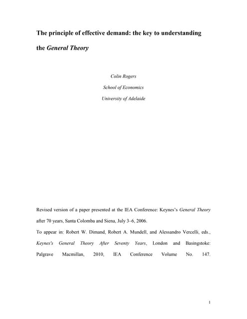 Perhaps the most famous quotation of Keynes is his comment that In .docx