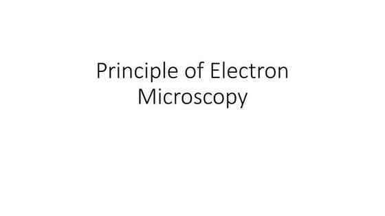 Microscopic techniques | PPT