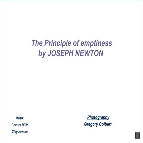 The Principle of Emptiness by Joseph Newton | PPTX