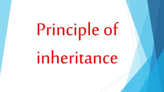 laws of inheritance by Mendels theory.pptx