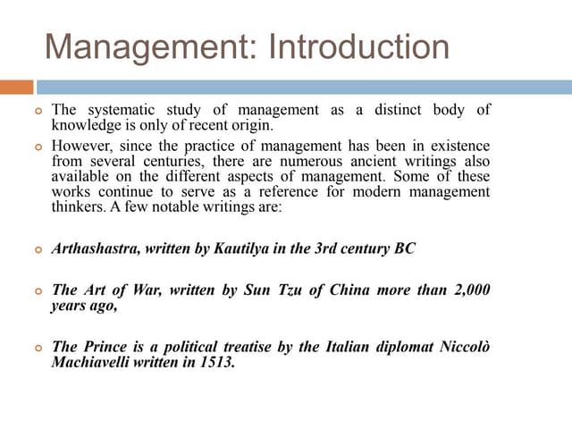 classical approaches to management | PPTX