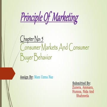 Principle of marketing | PPTX