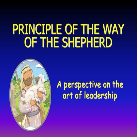 Principle of the Way of the Shepherd | PDF