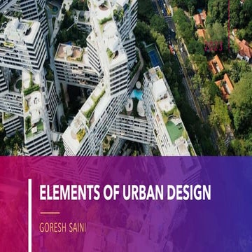 kevin lynch theory five elements - urban design | PPTX