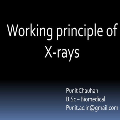 X Ray Ppt