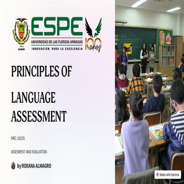 challenges in assessment | PPTX