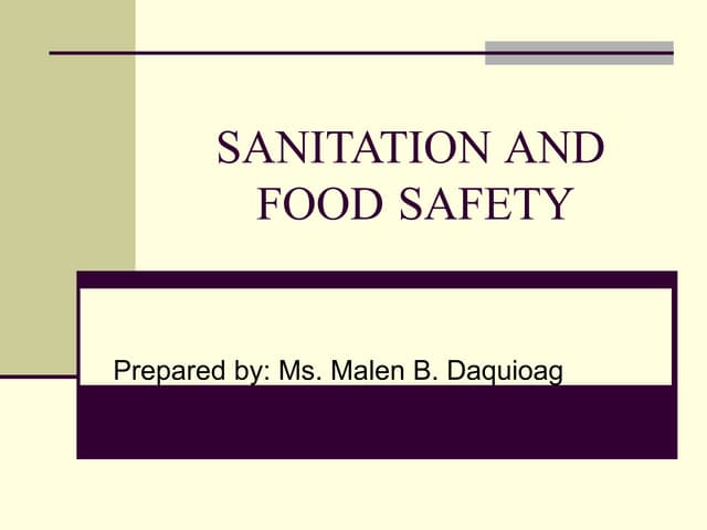 Safe food handlers | PPT