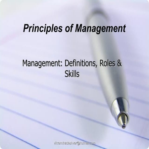 Principles of-management | PPT