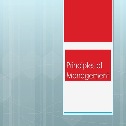Principles Of Management | PPT