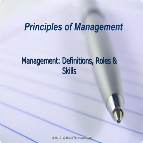 Principles of business management | PPTX