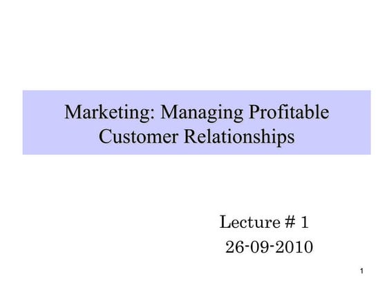 Principles of Marketing Chapter 2 | PPT