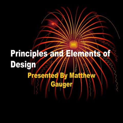 Principles and elements of design | PPT