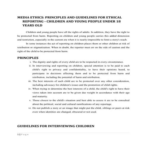 RECOMMENDATIONS FOR ETHICAL REPORTING ON CHILDREN AND YOUTHS.pdf