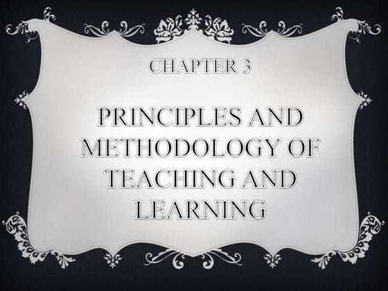 Principles of learning and teaching | PPT