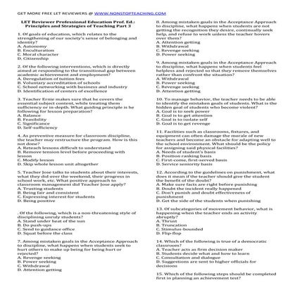 Principles and strategies of teaching part 3 | PDF