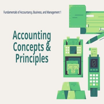 Principles & Concept of Accounting.pptx FABM1 | PPTX