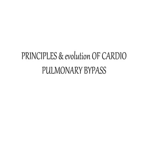 Pulsatile vs non pulsatile perfusion | PPTX