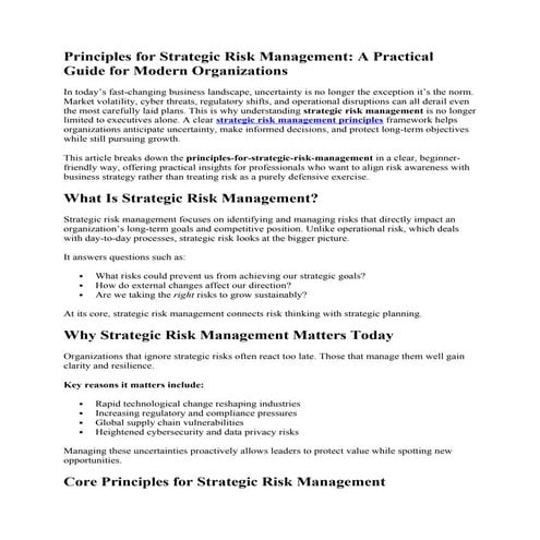 Principles for Strategic Risk Management.docx