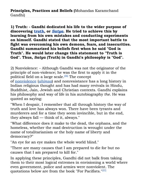 Mahatma gandhi ppt | PPT