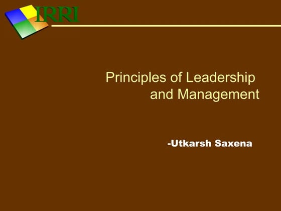Leadership styles & relations | PPT