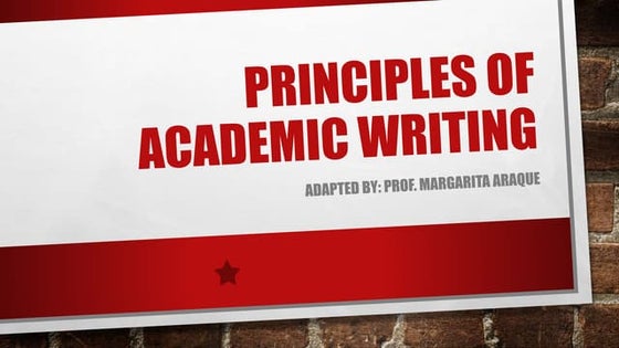 Introduction to Academic writing | PPT