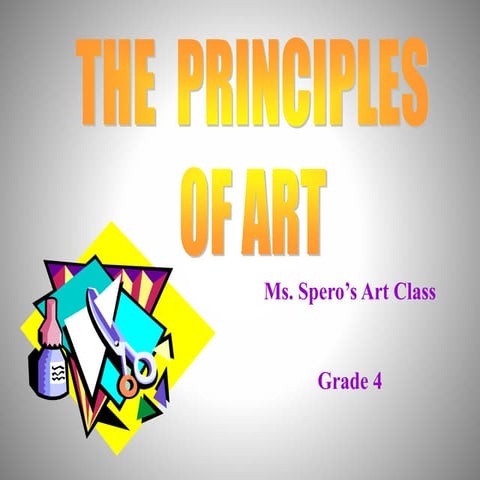 Principles of art | PPTX