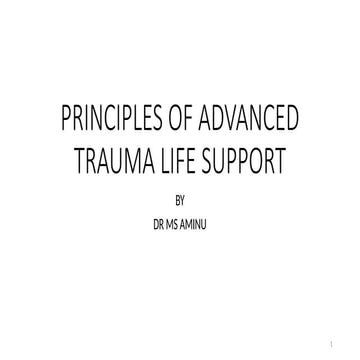 ATLS (Advanced Trauma Life Support) | PPTX